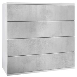 Vladon KOMMODE Pavos Beton Oxid Optik