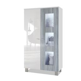 Vladon VITRINE Denjo T&uuml;r in Avola-Anthrazit
