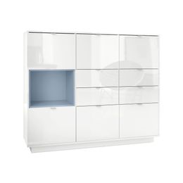 Vladon HIGHBOARD Metro Einsatz in Denim matt