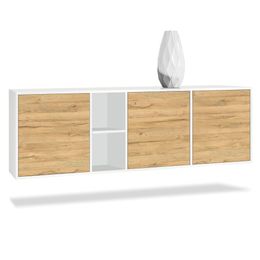 Vladon SIDEBOARD Cuba T&uuml;ren in Eiche Natur