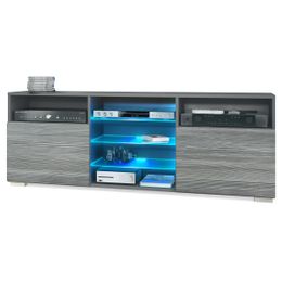 Vladon LOWBOARD Granada Front in Avola-Anthrazit