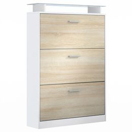 Vladon SCHUHSCHRANK Lavia Front in Eiche s&auml;gerau