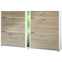 Vladon SCHUHSCHRANK Today Fronten in Eiche s&auml;gerau