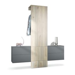 Vladon GARDEROBE Carlton Paneel in Eiche Nordic