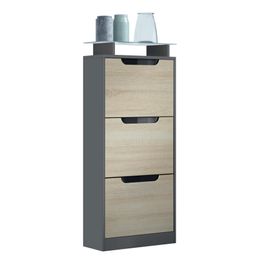 Vladon SCHUHSCHRANK Space Eiche s&auml;gerau