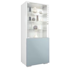 Vladon VITRINE Granada Denim matt