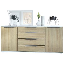 Vladon SIDEBOARD Porto Eiche s&auml;gerau