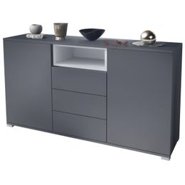 Vladon SIDEBOARD Skadu Wei&szlig; matt