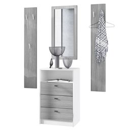 Vladon GARDEROBE Pino Avola-Anthrazit