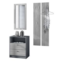 Vladon GARDEROBE Pino Avola-Anthrazit