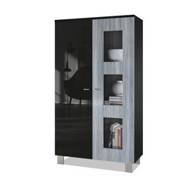 Vladon VITRINE Denjo T&uuml;r in Avola-Anthrazit