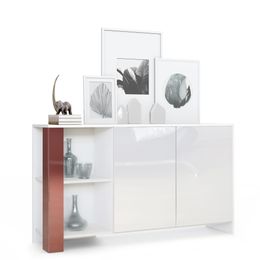 Vladon SIDEBOARD Canto Bordeaux Hochglanz