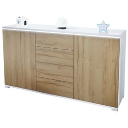 Vladon SIDEBOARD Faro Eiche Natur