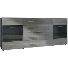 Vladon SIDEBOARD Carlos Avola-Anthrazit