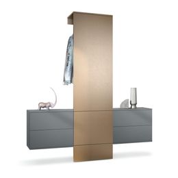 Vladon GARDEROBE Carlton Paneel in Bronze Optik