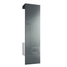 Vladon GARDEROBE Carlton Paneel in Grau Hochglanz