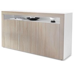 Vladon SIDEBOARD Valencia Eiche s&auml;gerau / Eiche s&auml;gerau