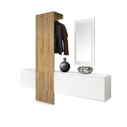 Vladon GARDEROBE Carlton Paneel in Eiche Nature