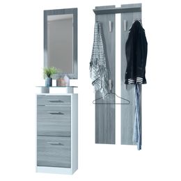 Vladon GARDEROBE Loret Front in Avola-Anthrazit