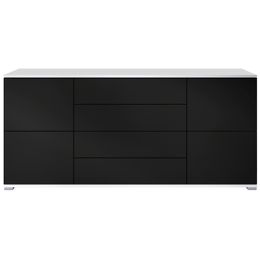 Vladon SIDEBOARD Rova Schwarz matt