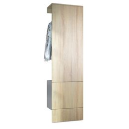 Vladon GARDEROBE Carlton Paneel in Eiche s&auml;gerau