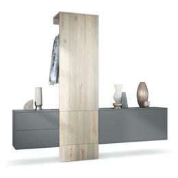 Vladon GARDEROBE Carlton Paneel in Eiche Nordic