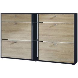 Vladon SCHUHSCHRANK Today Fronten in Eiche s&auml;gerau
