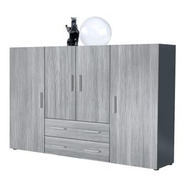 Vladon HIGHBOARD Nora T&uuml;ren in Avola-Anthrazit