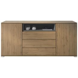 Vladon SIDEBOARD Skadu Anthrazit matt