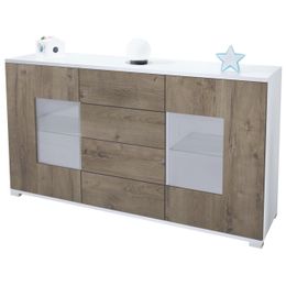 Vladon SIDEBOARD Gr&ouml;mitz Eiche Ribbeck