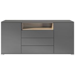 Vladon SIDEBOARD Skadu Eiche s&auml;gerau