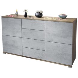 Vladon SIDEBOARD Rova Beton Oxid Optik