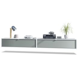 Vladon LOWBOARD Lana Fronten in Graphit seidenmatt