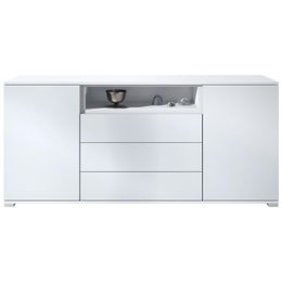 Vladon SIDEBOARD Skadu Wei&szlig; matt