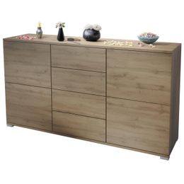 Vladon SIDEBOARD Rova Eiche Evoke