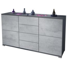 Vladon SIDEBOARD Rova Beton Oxid Optik