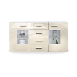 Vladon SIDEBOARD Noah Creme Hochglanz