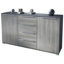 Vladon SIDEBOARD Linio Avola-Anthrazit