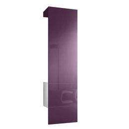 Vladon GARDEROBE Carlton Paneel in Brombeer Hochglanz
