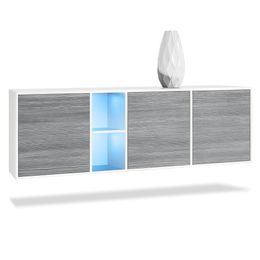 Vladon SIDEBOARD Cuba T&uuml;ren in Avola-Anthrazit