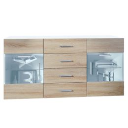 Vladon SIDEBOARD Carlos Eiche s&auml;gerau