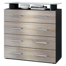 Vladon KOMMODE Pavos Eiche s&auml;gerau