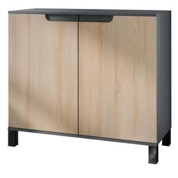 Vladon KOMMODE Sylt Eiche s&auml;gerau