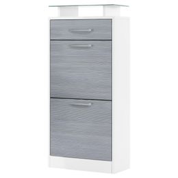 Vladon SCHUHSCHRANK Loret Front in Avola-Anthrazit