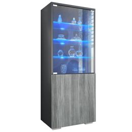 Vladon VITRINE Granada Avola-Anthrazit