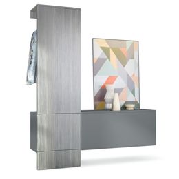Vladon GARDEROBE Carlton Paneel in Avola-Anthrazit