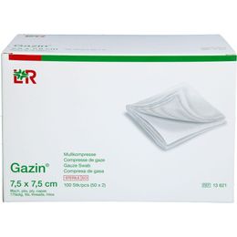 Avitamed Gazin Mullkomp.7,5x7,5 cm steril 8fach 50X2 St