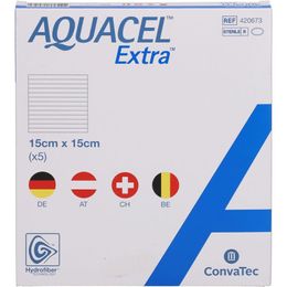 Aquacel Extra 15x15 cm Verband 5 St