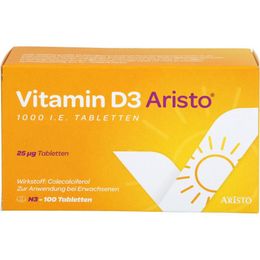 Vitamin D3 Aristo 1000 I.E. Tabletten 100 St