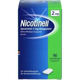 EurimPharm Arzneimittel Nicotinell Spearmint 2 mg Kaugummi 96 St